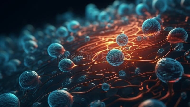 Animal Cell Eukaryote Background Wallpaper for PowerPoint and ...