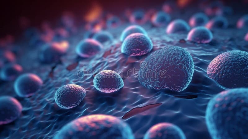 Animal Cell Eukaryote Background Wallpaper for PowerPoint and ...