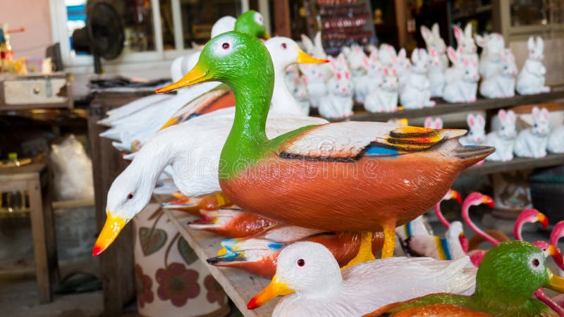 Animal ceramic statue. stock photo. Image of figurine - 107130202