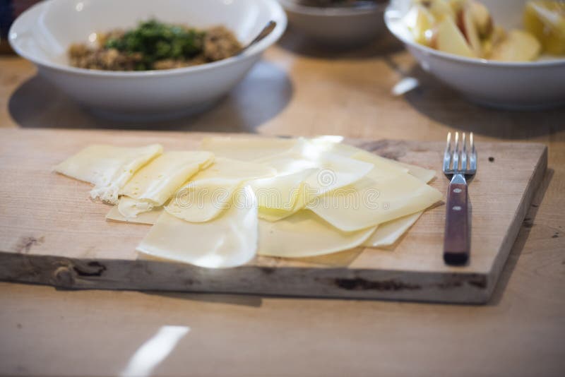 Animal Cheese As a Food Source in Nutrition and Diet Stock Photo ...