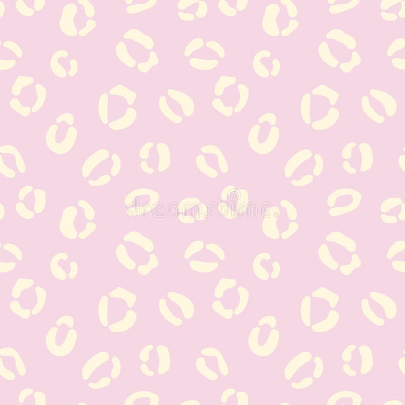Pink and Yellow Cheetah Print Repeat Pattern. Girly Animal Print ...