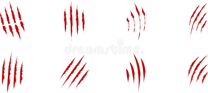 Animal Claw Scratches Icon. Claws Silhouette, Vector. Stock Vector ...