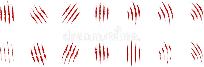 Animal Claw Scratches Icon. Claws Silhouette, Vector. Stock Vector ...