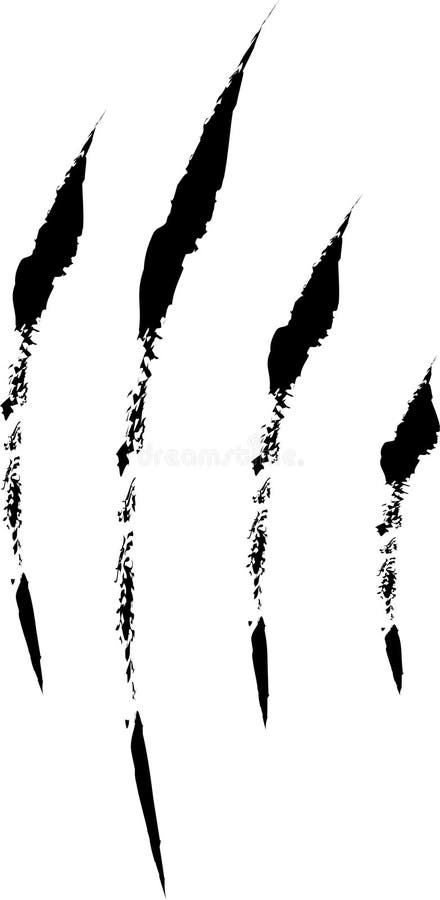 Animal Claw Scratches Icon. Claws Silhouette, Vector. Stock Vector ...