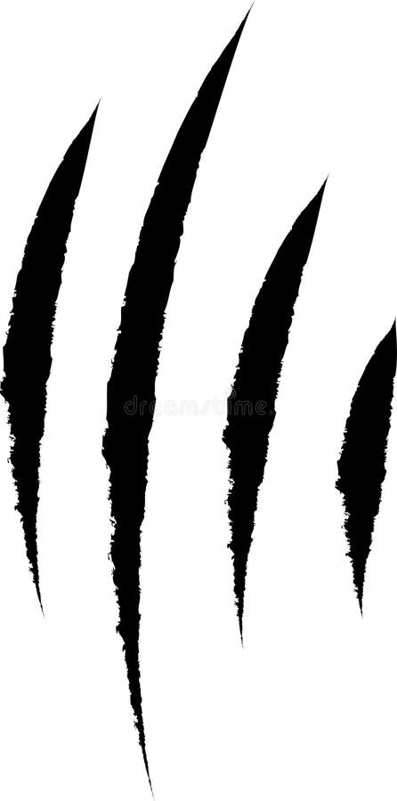 Animal Claw Scratches Icon. Claws Silhouette, Vector. Stock Vector ...