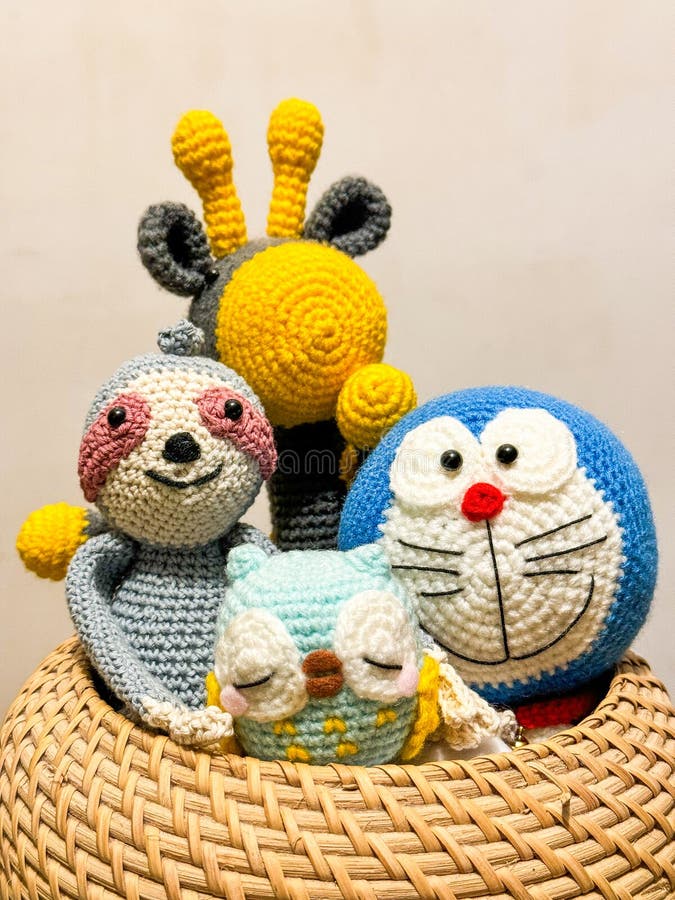 Animal crochet stock photo. Image of giraffe, sloth - 315764792