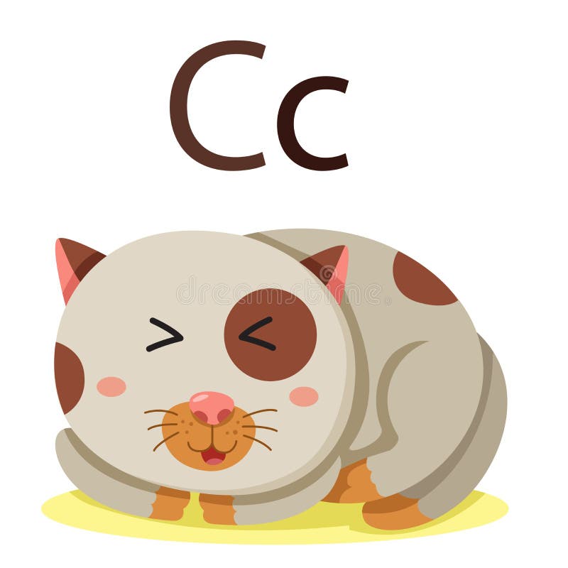 Animal Del Vector Del Alfabeto De C Ilustración del Vector ...