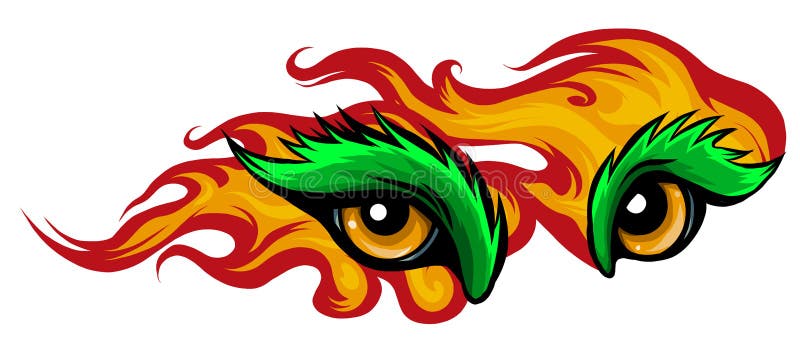 Animal Eye Vector Illustration in White Background Stock Vector ...