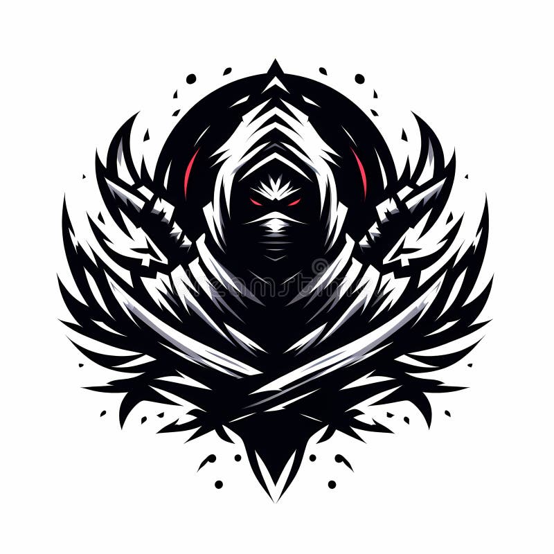 Ninja Mascot Logo Creative Ninja Emblem Design Concept ,image is ...