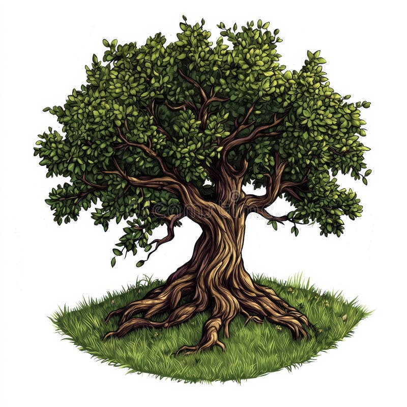 An Animal-filled Tree that Bears the Word Fua Fua Stock Photo - Image ...