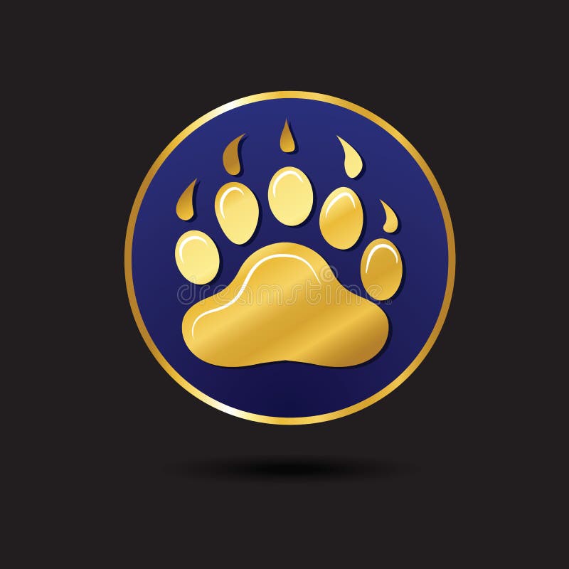 Pet Paw Animal Footprint Trace Stock Vector - Illustration of pattern ...