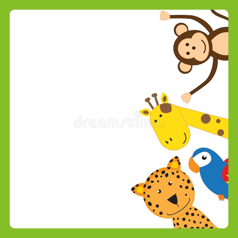 Animal frame stock illustration. Illustration of cartoon - 49188476
