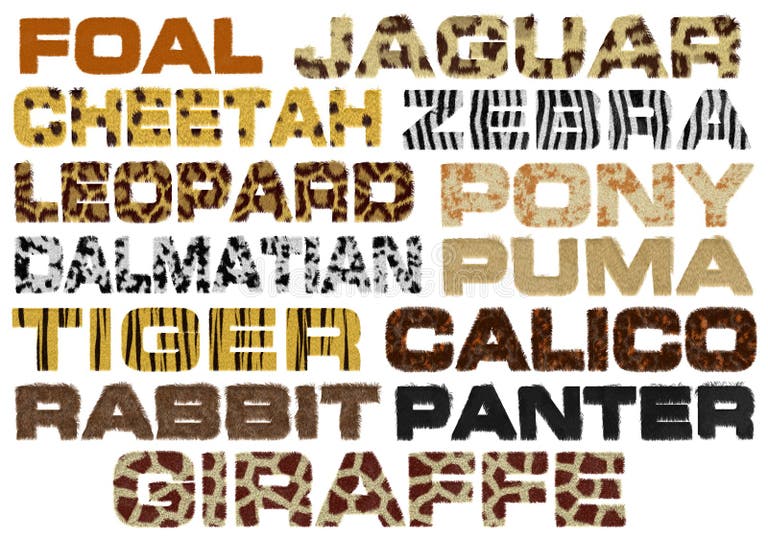 Word Animal Text Stock Illustrations – 16,033 Word Animal Text Stock ...