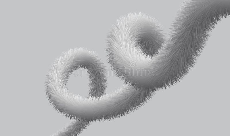 Animal Fur Effect Abstract Background Vector Stock Illustration ...