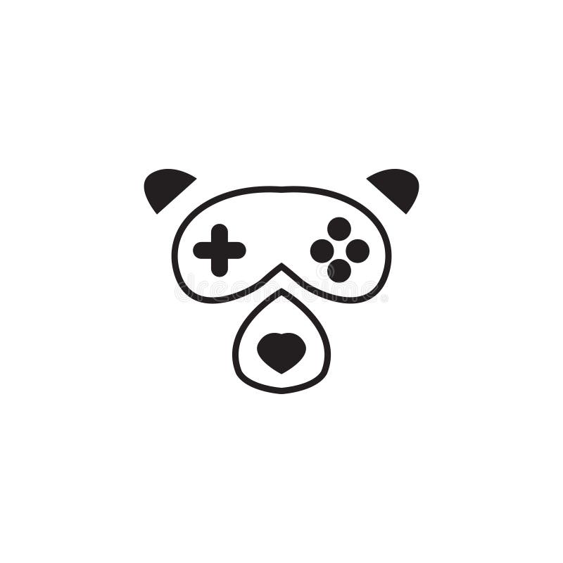Animal Head with Game Pad Button Logo Symbol Icon Vector Graphic Design ...
