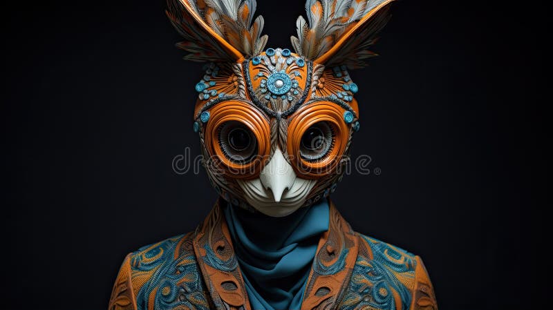 Animal head mask stock illustration. Illustration of carnival - 285322447