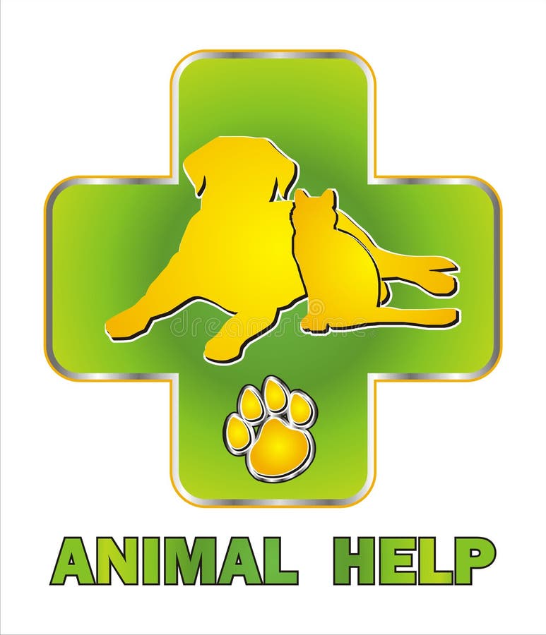 Animal help stock illustration. Illustration of humor - 35300652