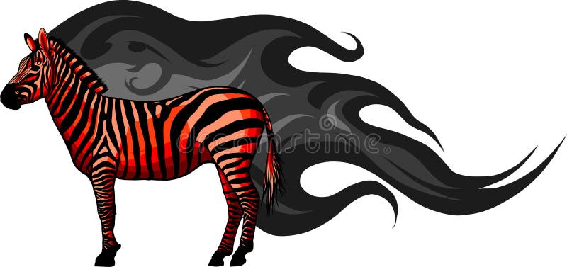 Zebra Fire Stock Illustrations – 360 Zebra Fire Stock Illustrations ...