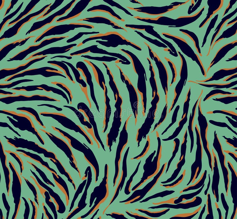 Animal Leather Pattern Zebra Texture Pattern Wear Design Stock Vector ...