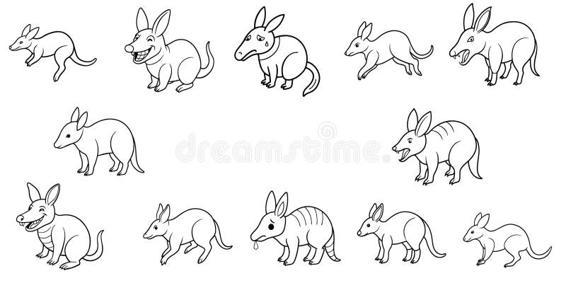 Animal Line Art Design ,vector Design Stock Vector - Illustration of ...