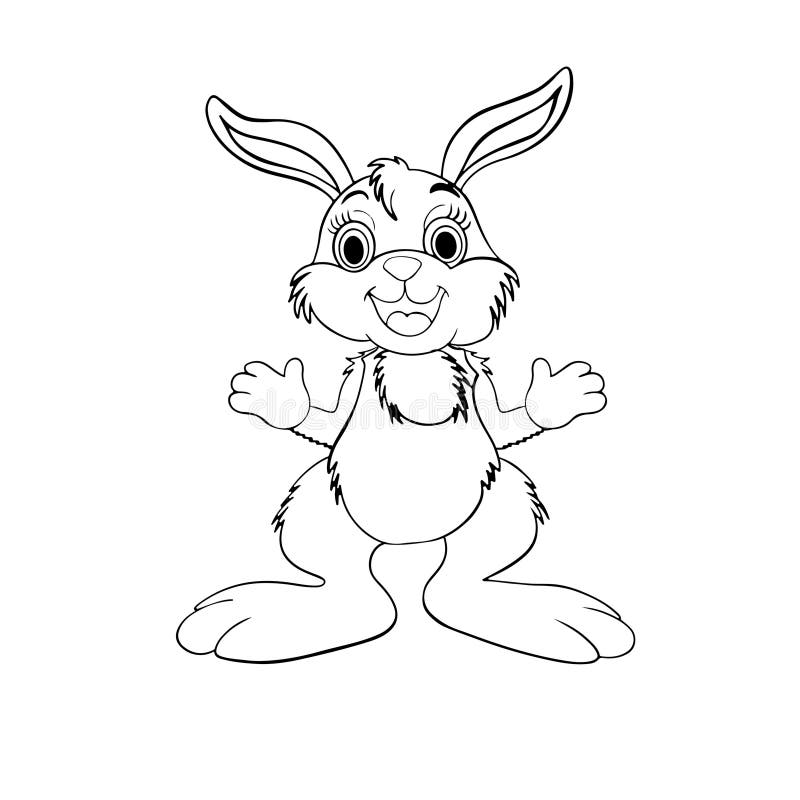 Animal Line Art Easter Line Art Bunny Line Art Vector Art Bunny ...