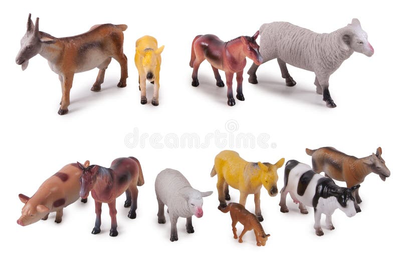 Animal model toys stock photo. Image of hippo, colour - 51606518