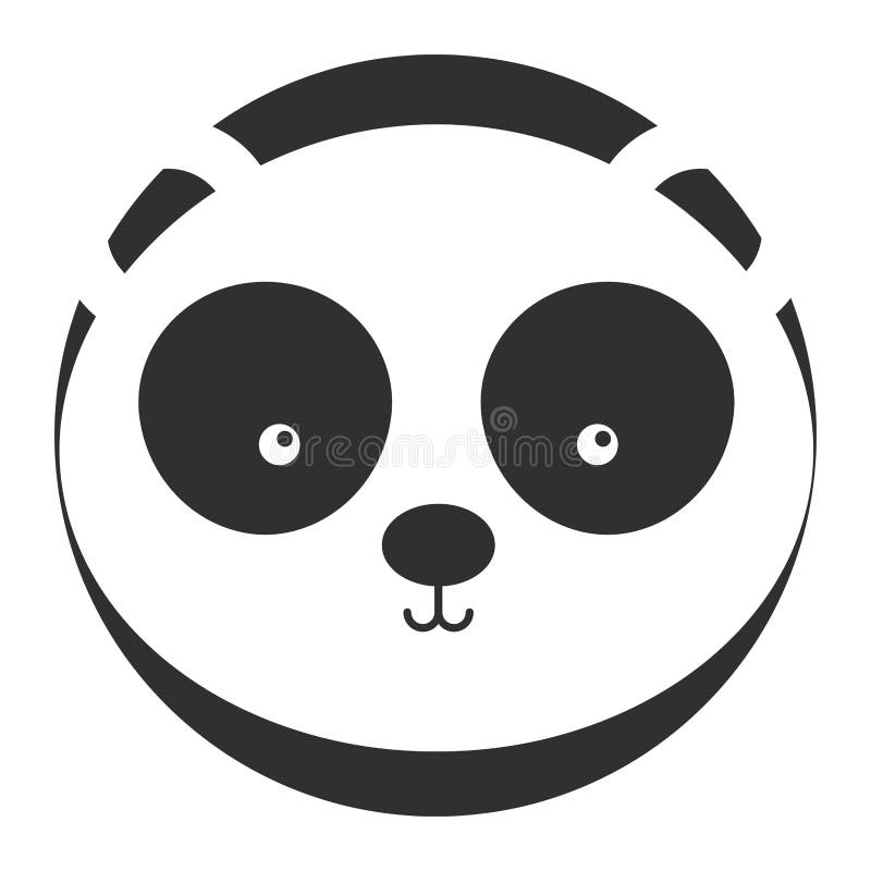 Animal panda cartoon stock vector. Illustration of funny - 95116079