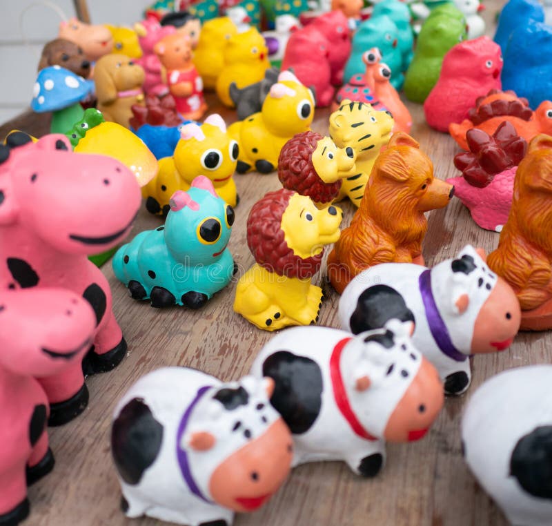 Animal plaster doll stock photo. Image of decorative - 114680788