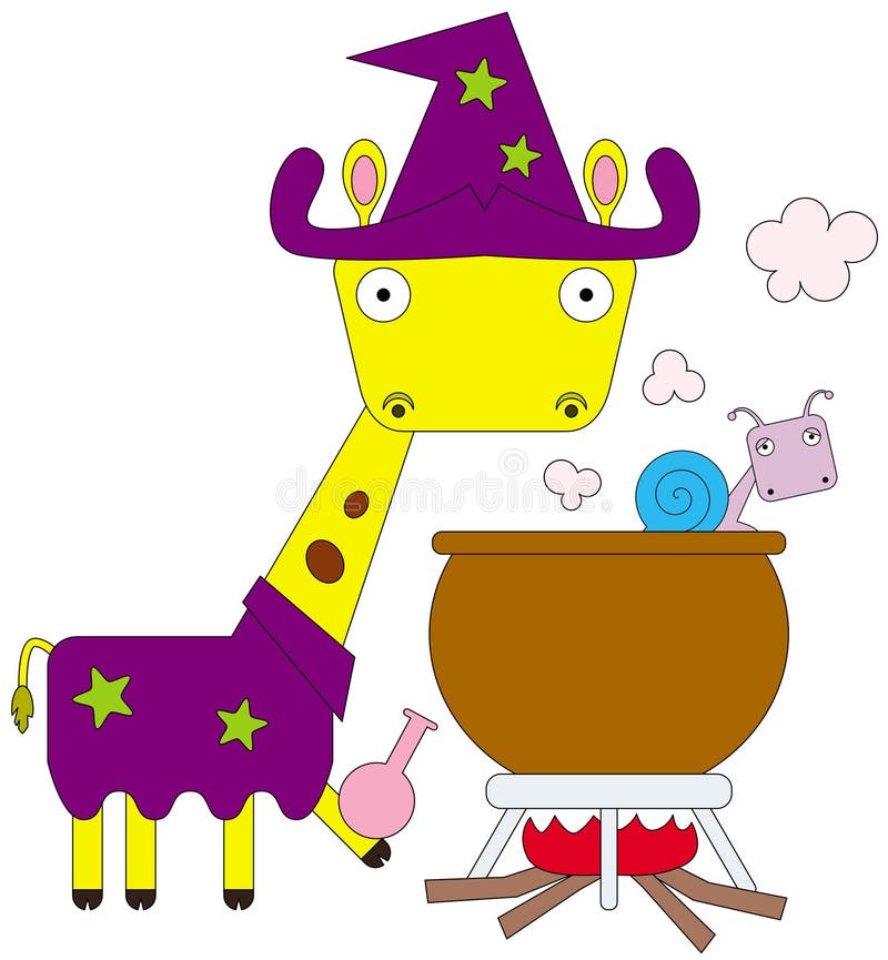 Animal and potion stock illustration. Illustration of wizardry - 34320190