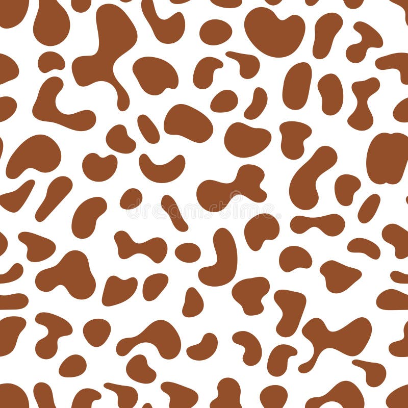 Brown Leopard Skin Print Pattern Animal Seamless for Printing, Cutting ...