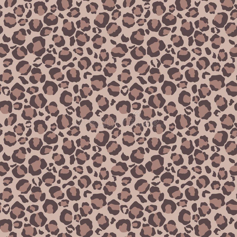 Animal Print Seamless Pattern Stock Illustration - Illustration of ...