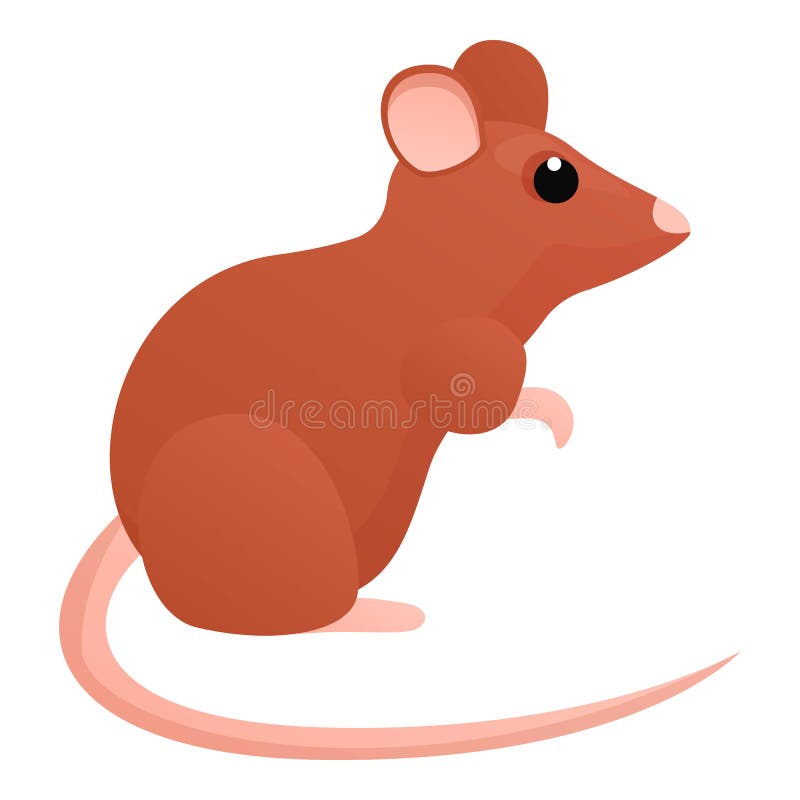 Animal Rat Icon, Cartoon Style Stock Vector - Illustration of pest ...