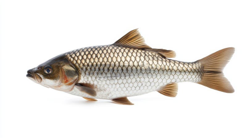 Animal of the Sea, Tarpon Fish, Isolated on a White Background Stock ...