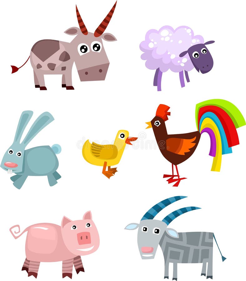 Animal cursors collection stock vector. Illustration of decoration ...