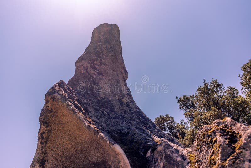 Animal Shaped Rock Formations in Corsica - 2 Stock Photo - Image of ...
