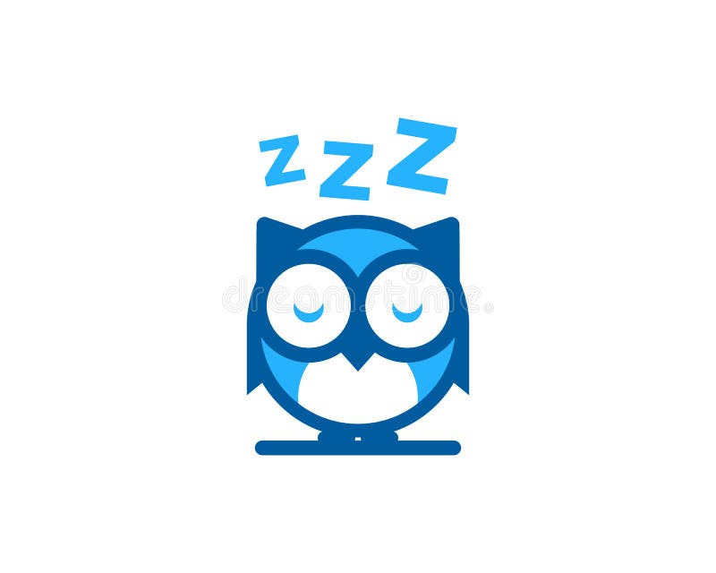 Animal Sleep Icon Logo Design Element Stock Illustration - Illustration ...
