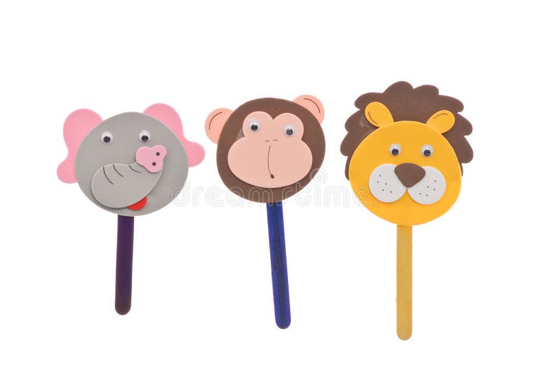 Animal Stick Puppets stock image. Image of creativity - 20673023
