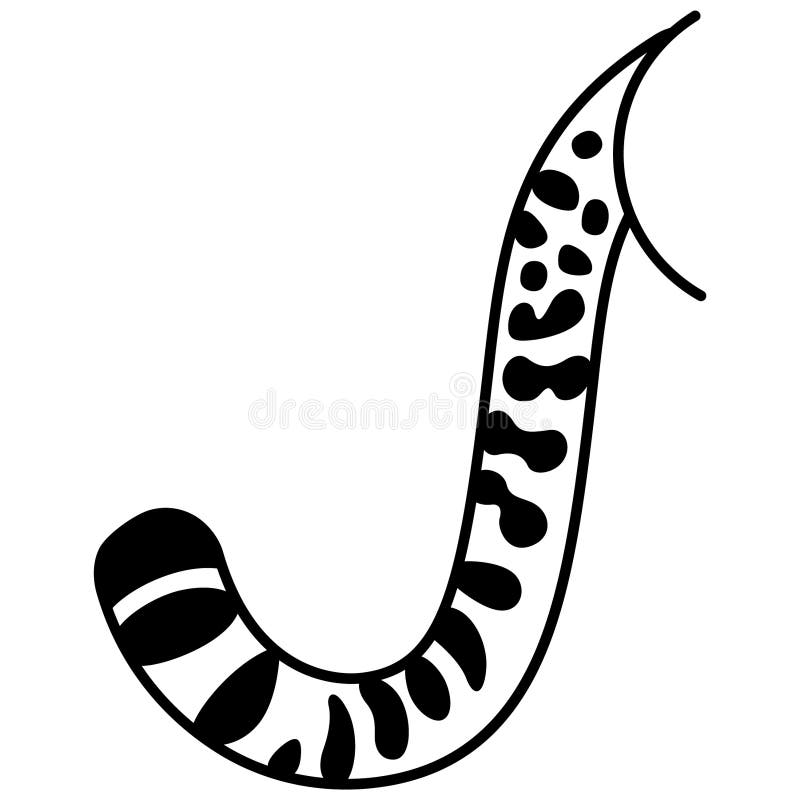Animal Tails- Cheetah Tail Vector Stock Vector - Illustration of cameo ...