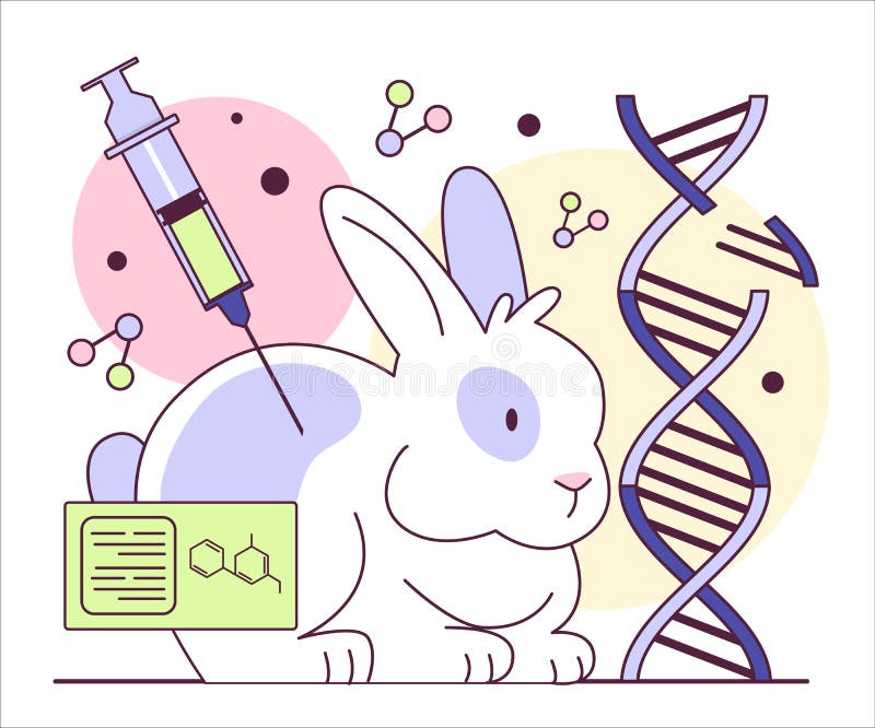 Animal Testing Concept. Genetic Engineering and Modification of Animals ...