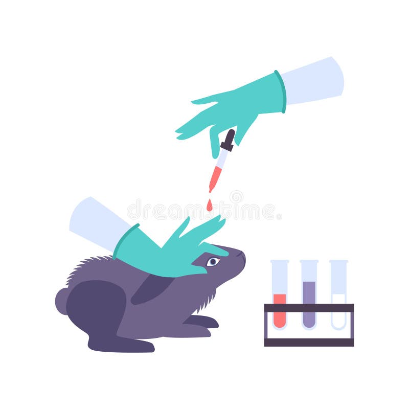 Animal Testing Icon stock vector. Illustration of syringe - 227164284