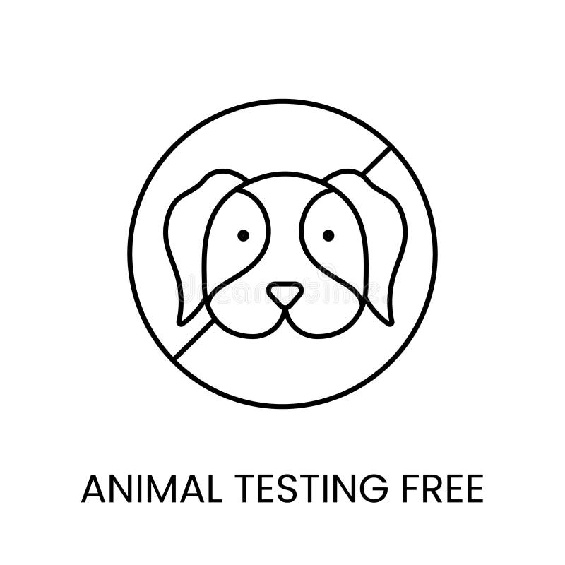Animal Testing Missing Line Icon Set in Vector with Editable Stroke for ...