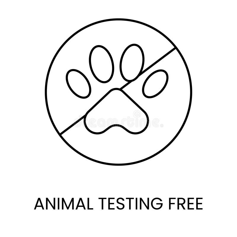 Animal Testing Missing Line Icon Set in Vector with Editable Stroke for ...