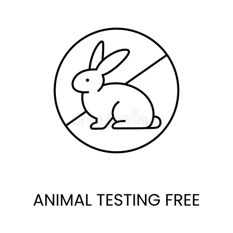 Animal Testing is Missing Line Icon in Vector with Editable Stroke ...