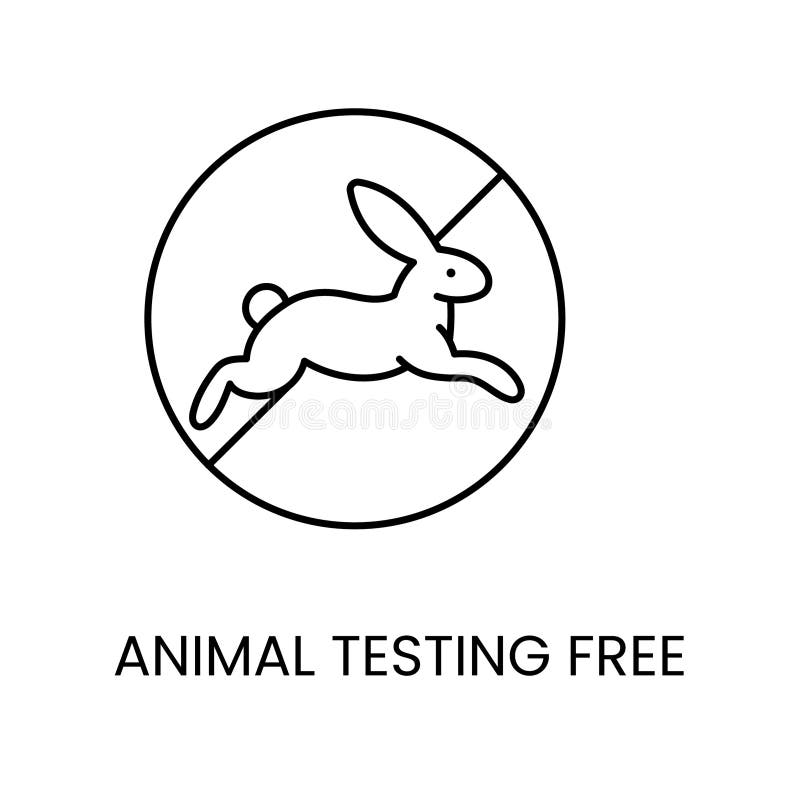 Animal Testing is Missing Line Icon in Vector with Editable Stroke ...
