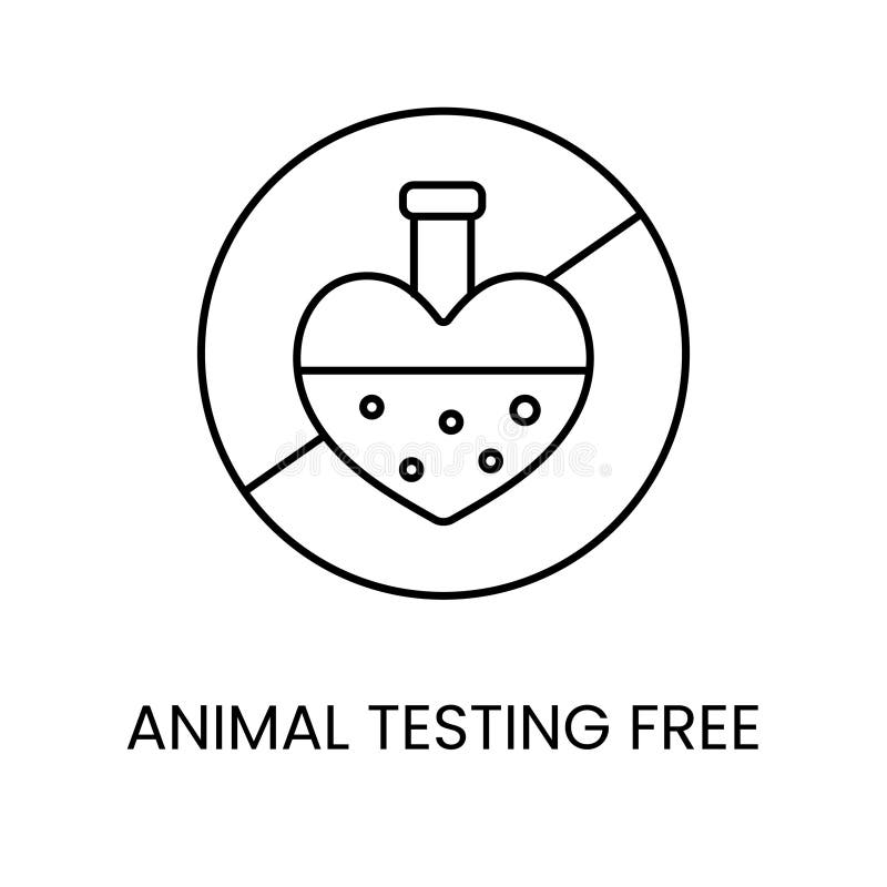 Animal Testing Missing Line Icon Set in Vector with Editable Stroke for ...