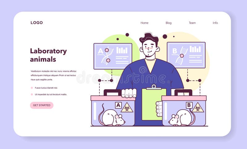 Animal Testing Concept. Genetic Engineering and Modification of Animals ...