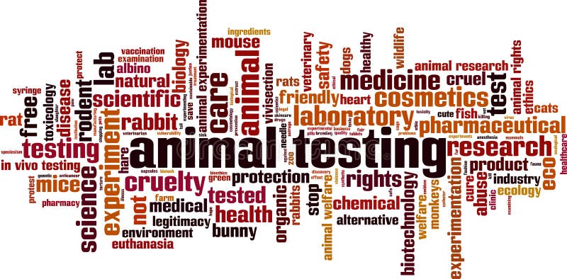 In vivo testing word cloud stock vector. Illustration of research ...