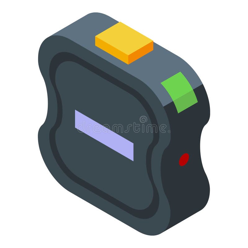 Animal Tracker Icon Isometric Vector. App Truck Stock Vector ...