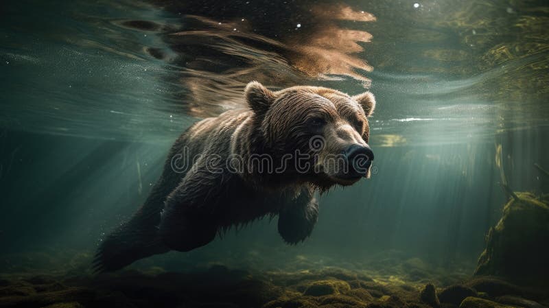 Animal under water stock illustration. Illustration of animals - 277386427