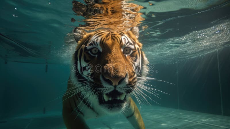 Animal under water stock illustration. Illustration of wild - 277386903